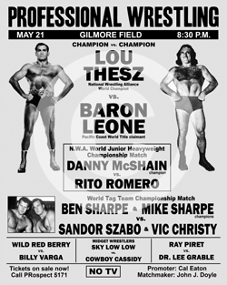 Posters from the Golden Age of Wrestling